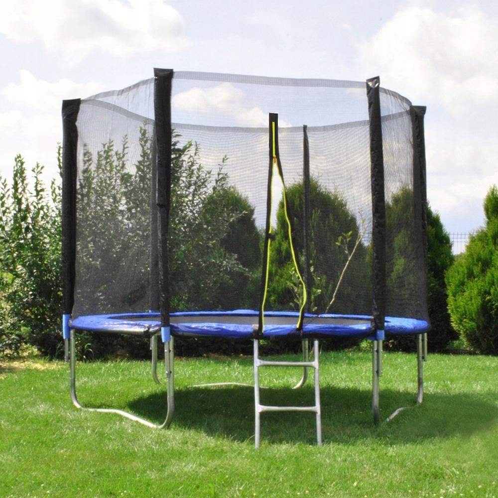 Trambulina pentru Copii si Adulti, Diametru 183cm 6FT, Scarita si Plasa ...