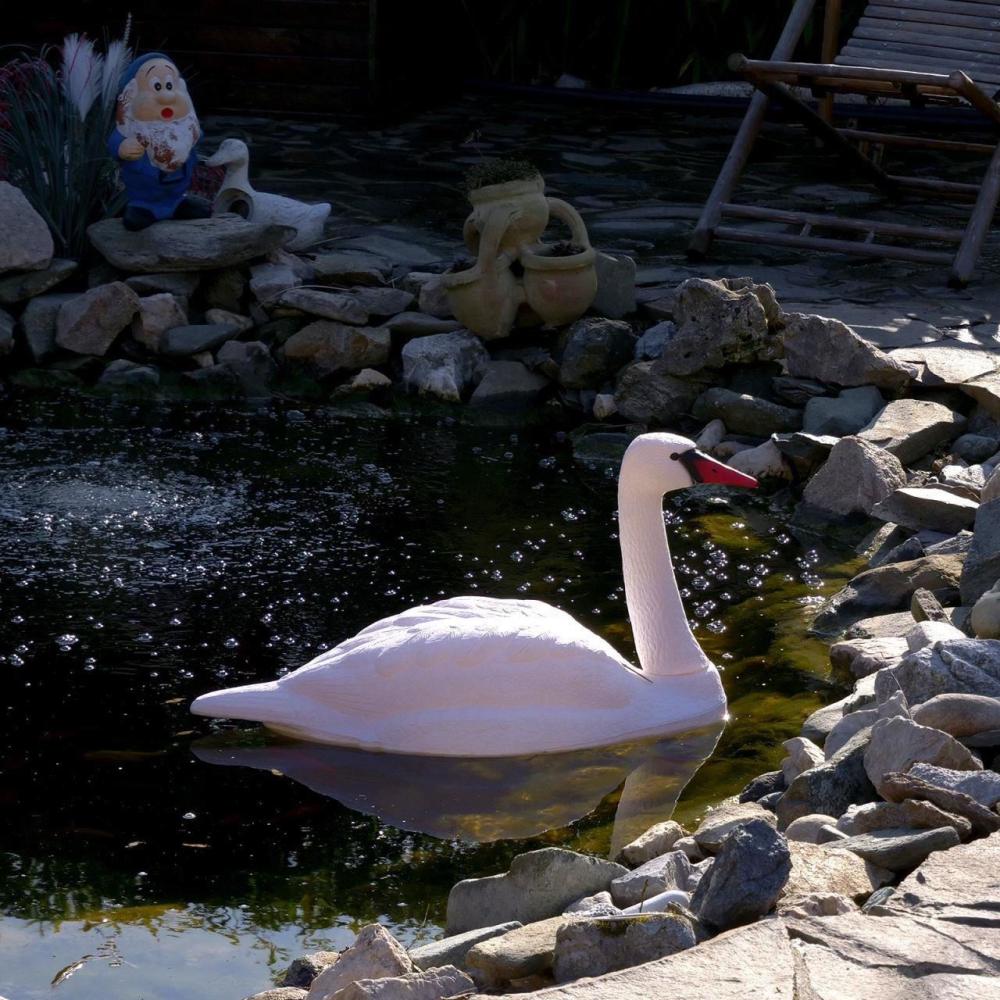 Decoratiune pentru Gradina Lebada in Marime Mare Naturala 80cm ...