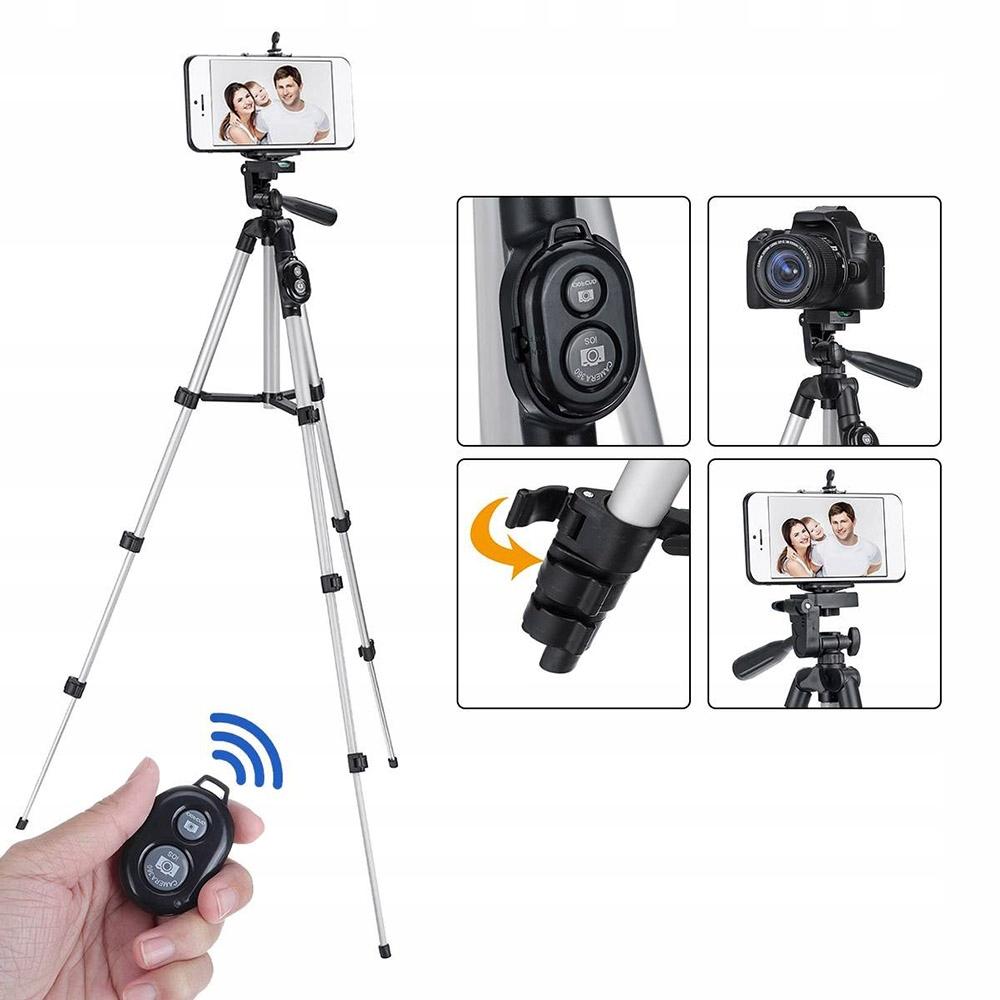 Suport Trepied Foto 3D pentru Telefon sau Camera cu Telecomanda ...