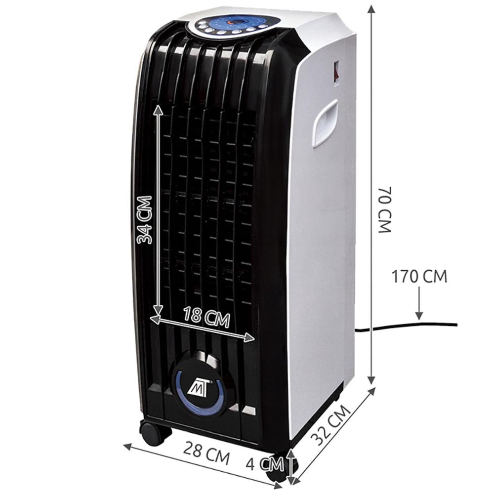 Racitor de Aer Portabil cu Ventilator, Clima Mobila 3-in-1, Racire Aer ...